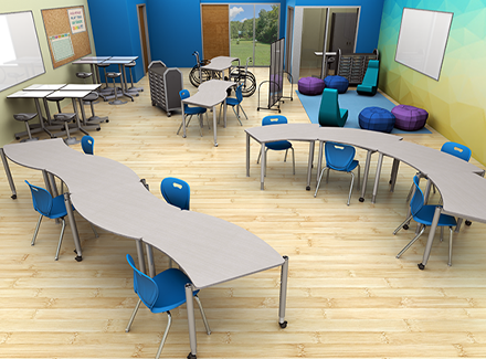 Modern High School Classroom Furniture Essentials | School Outfitters