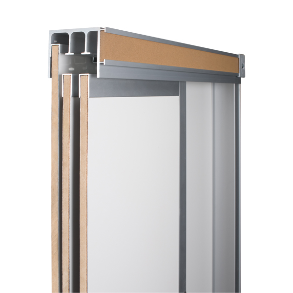 Horizontal Sliding Dry Erase Board w/ Two Panels | School Outfitters