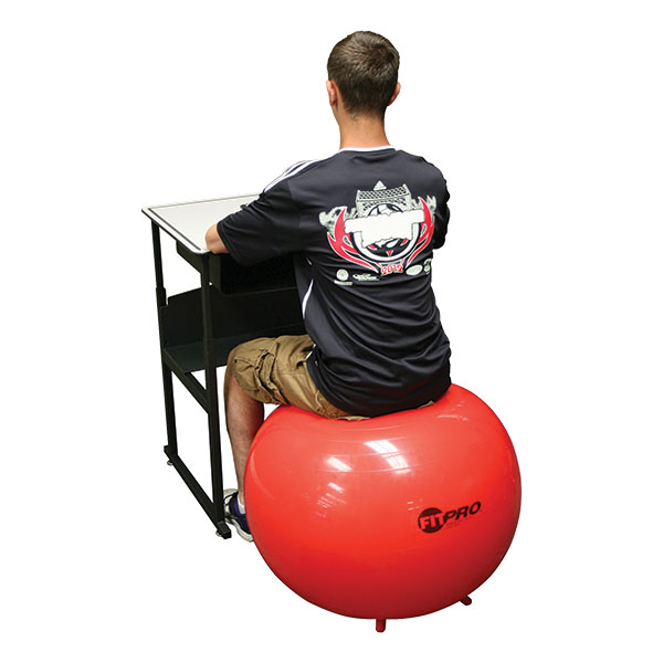 FitPro Classroom Yoga Ball Chair w/ Legs (29 1/2" Diameter) | School ...