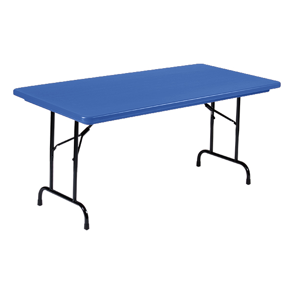 Colorful Blow-Molded Plastic Folding Table | School Outfitters