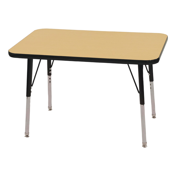 Rectangle Adjustable-Height Activity Table (24" W x 36" L) | School ...