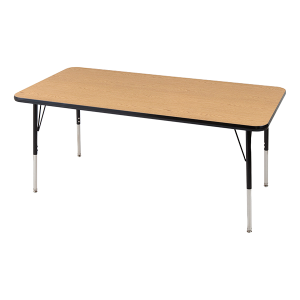 Rectangle Adjustable-Height Activity Table (30" W x 48" L) | School ...
