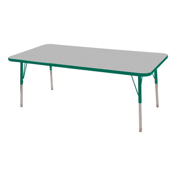 Rectangle Adjustable-Height Activity Table (30" W x 60" L) | School ...
