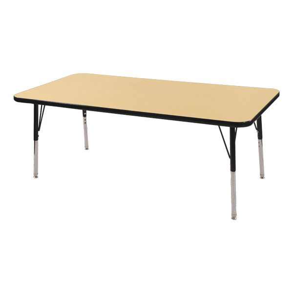Rectangle Adjustable-Height Activity Table (30" W x 60" L) | School ...