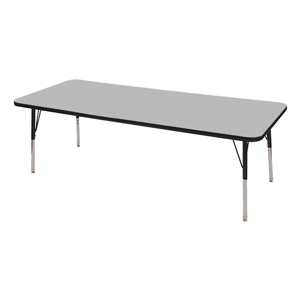Rectangle Adjustable-Height Activity Table (30" W x 72" L) at School ...