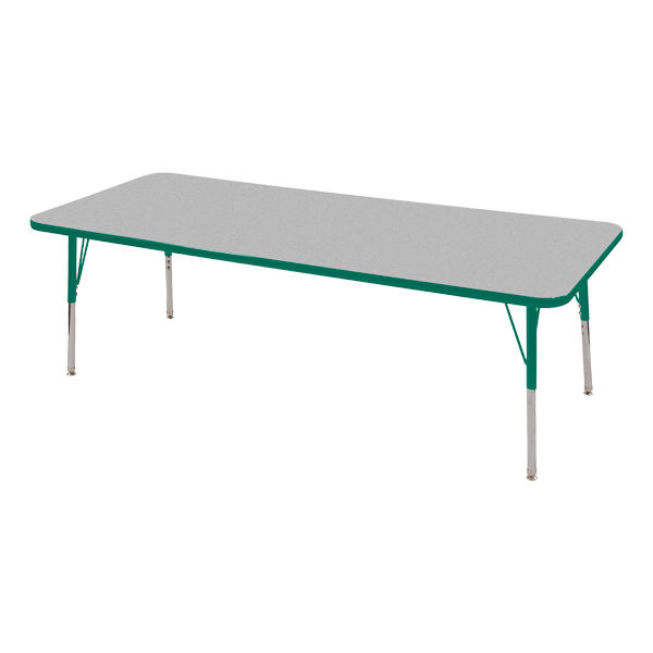 Rectangle Adjustable-Height Activity Table (30" W x 72" L) at School ...