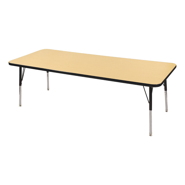Rectangle Adjustable-Height Activity Table (30" W x 72" L) at School ...