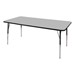 Rectangle Adjustable-Height Activity Table (36" W x 72" L) | School ...