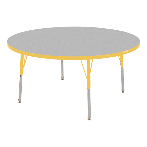 Round Adjustable-Height Activity Table | School Outfitters