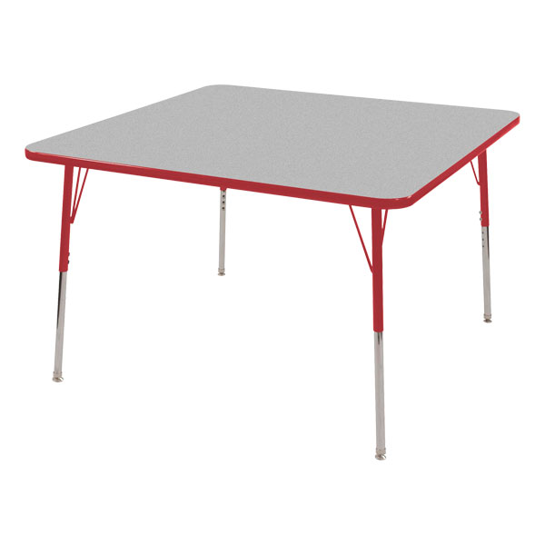 Square Adjustable-Height Activity Table (48" W x 48" L) at School ...