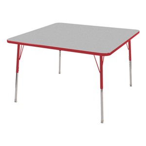 Square Adjustable-Height Activity Table (48" W x 48" L) at School ...