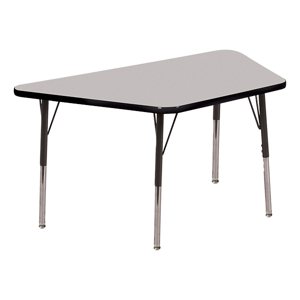 Trapezoid Adjustable-Height Activity Table at School Outfitters