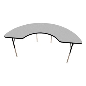 Half-Moon Adjustable-Height Activity Table at School Outfitters