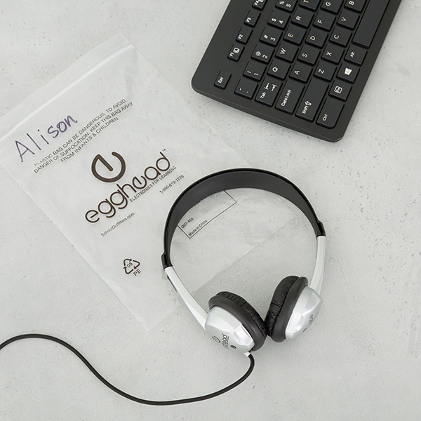 Essentials: Heavy-Duty Stereo School Headphones w/ Leatherette Ear ...