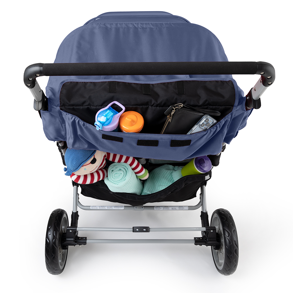 Jamboree Six Seat Multi-Child Stroller - Navy/Gray | School Outfitters
