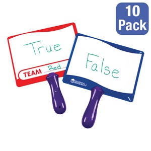 Dry Erase Answer Boards - Set of 10 | School Outfitters
