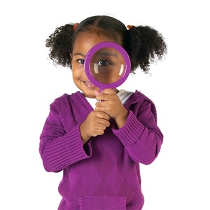 Primary Science Jumbo Magnifiers - Set of Six w/ Stand | School Outfitters