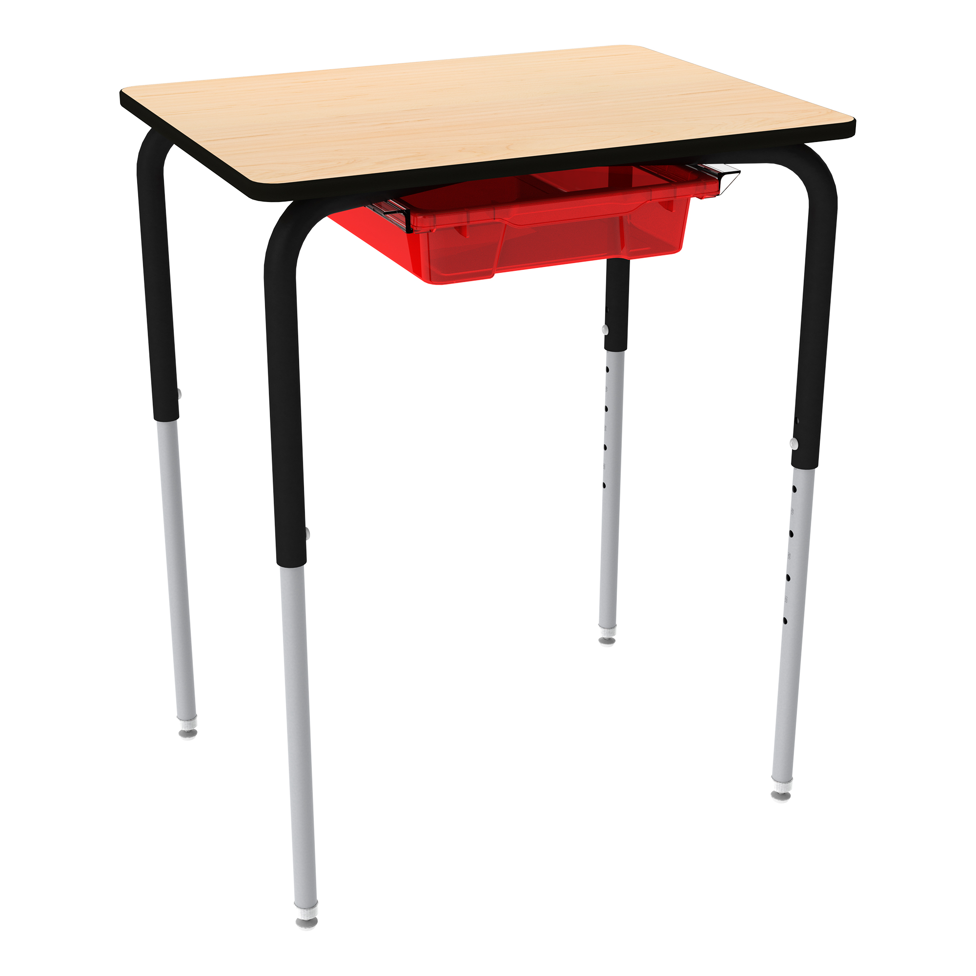 Structure Series School Desk w/ Bin Storage - Four Pack | School Outfitters