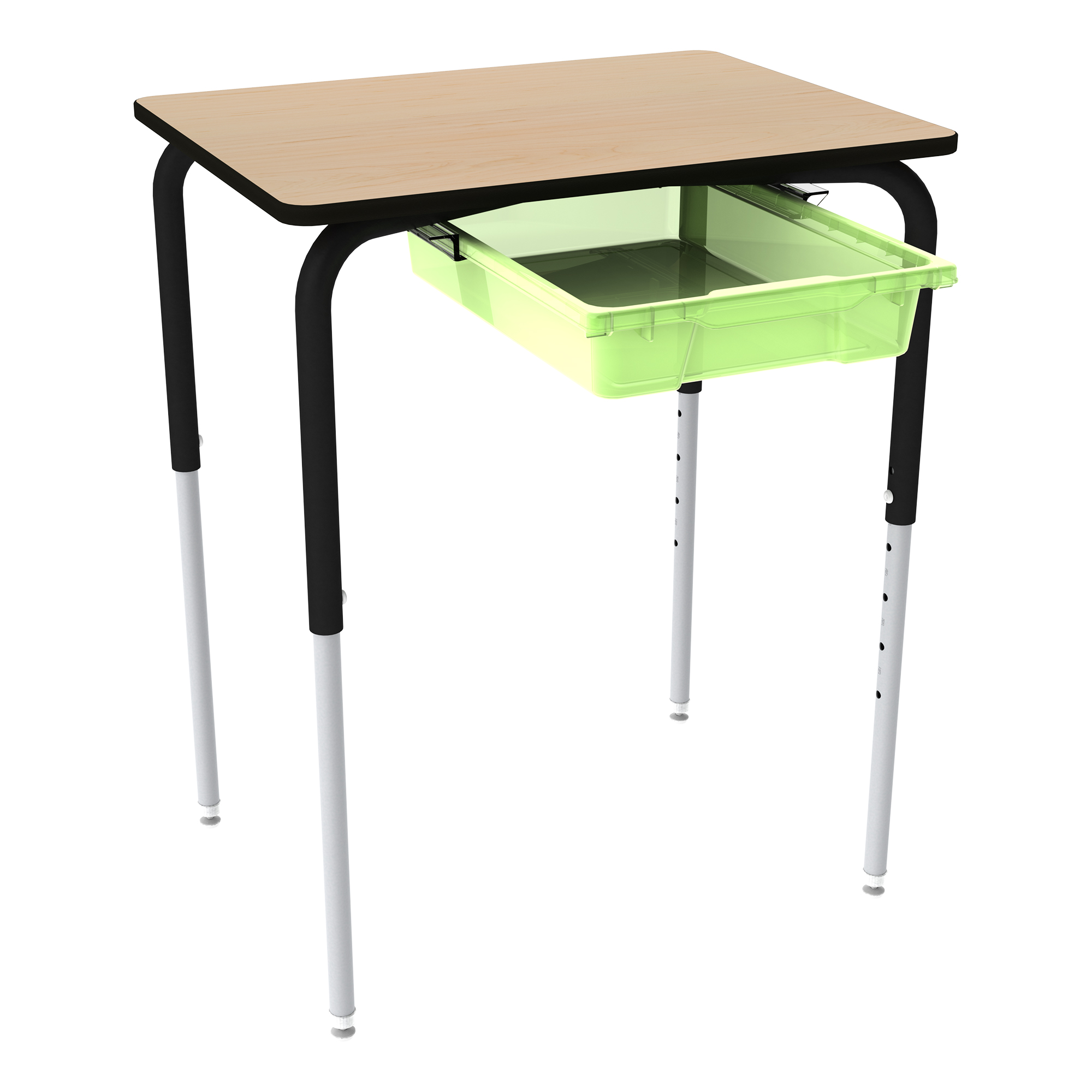 Structure Series School Desk w/ Bin Storage - Four Pack | School Outfitters