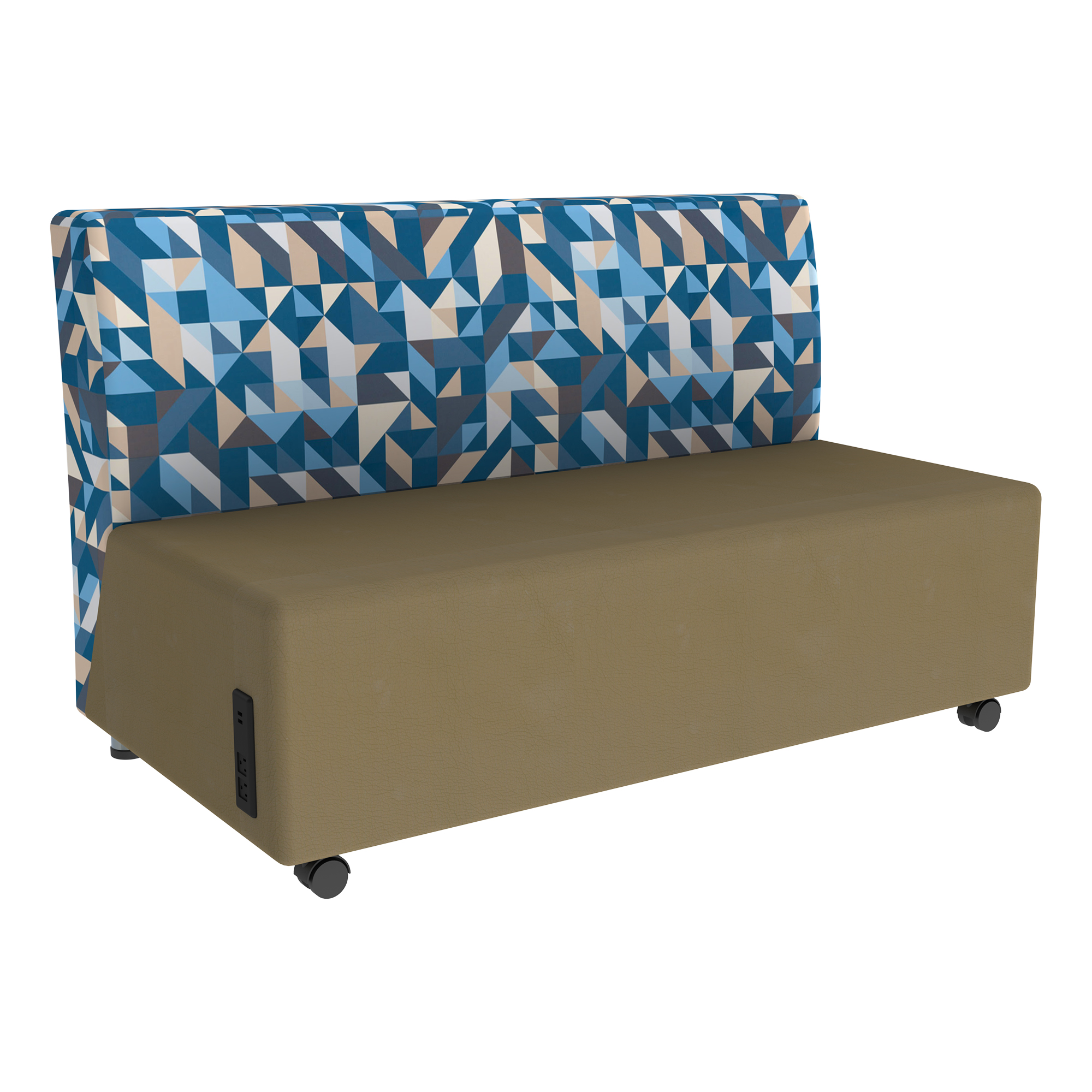 Shapes Series II Soft Seating Sofa w/ USB & Electrical Outlets | School ...