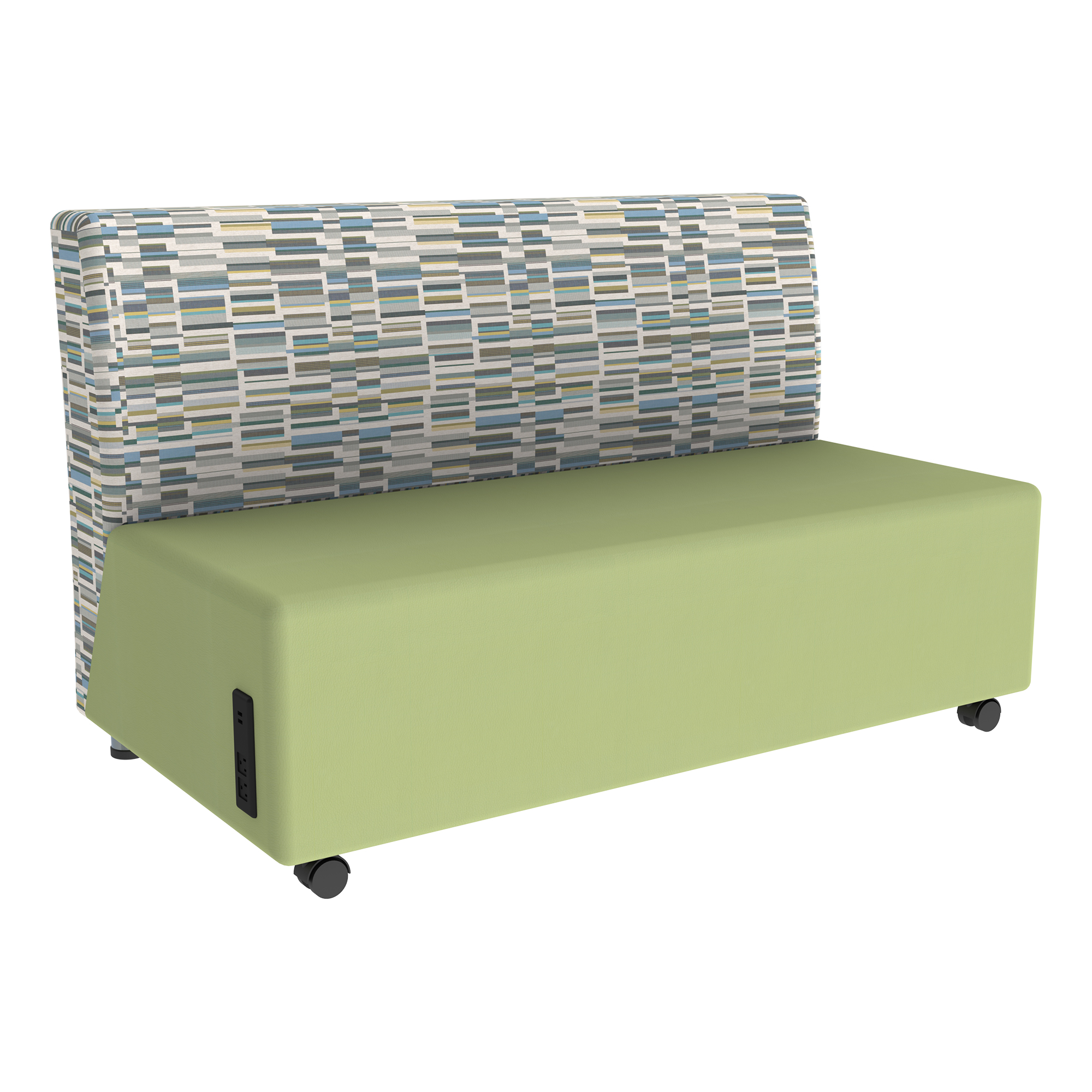 Shapes Series II Soft Seating Sofa w/ USB & Electrical Outlets | School ...