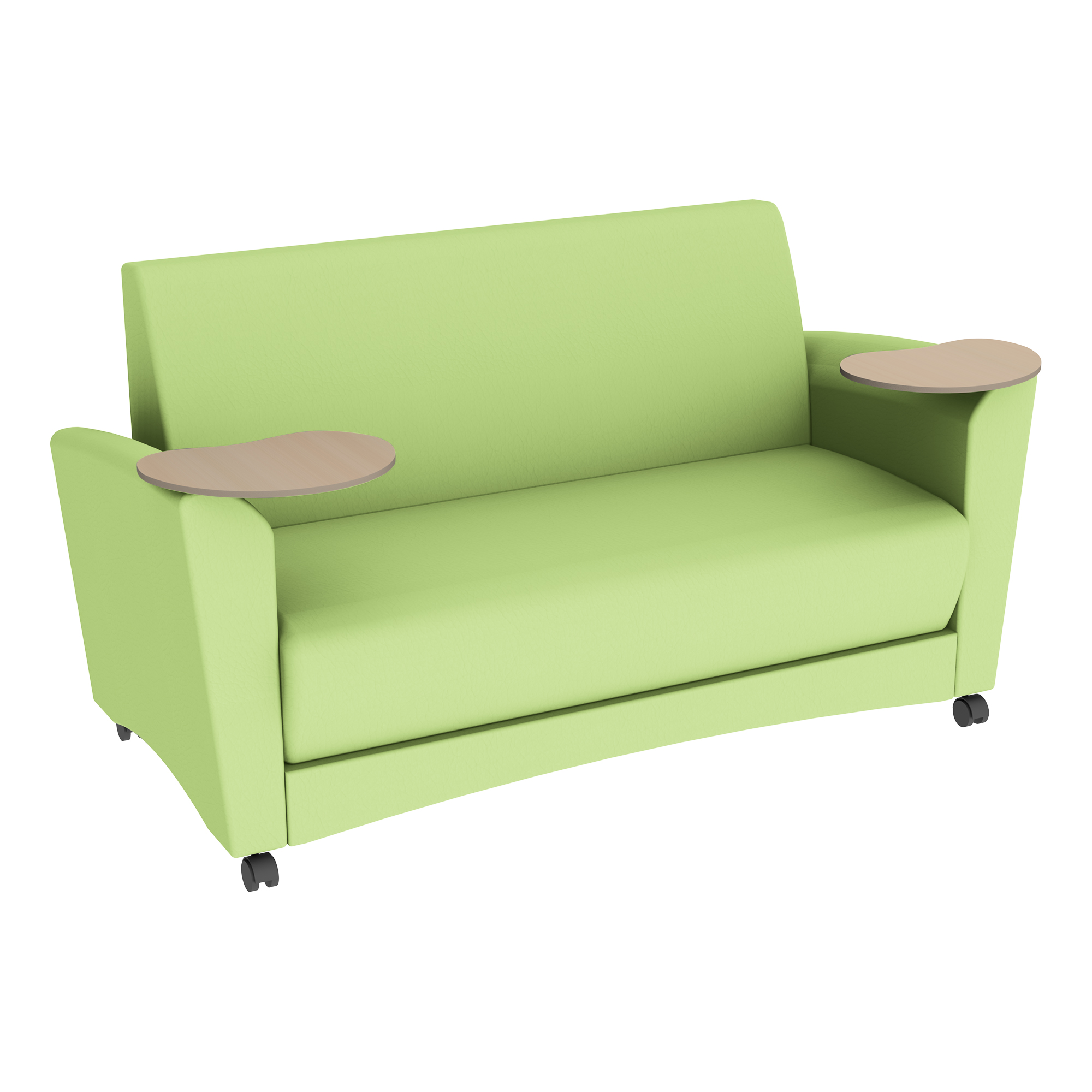 Shapes Series II Common Area Sofa w/ Tablet Arms | School Outfitters
