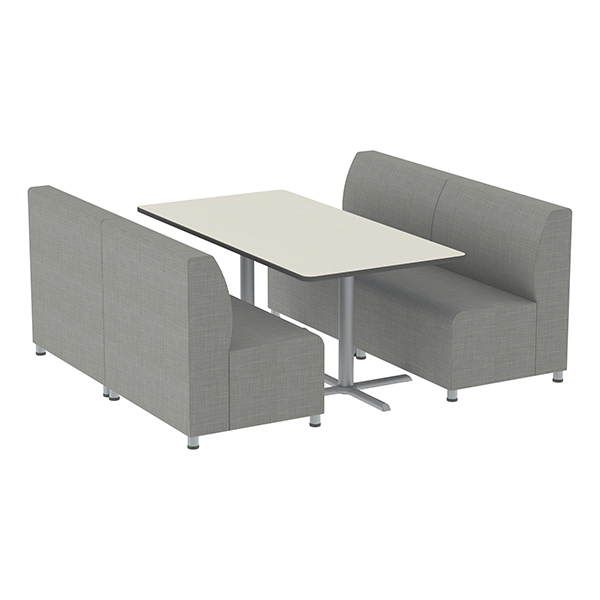 Shapes Series II Banquette Vinyl Soft Seating Set - Four Rectangle ...