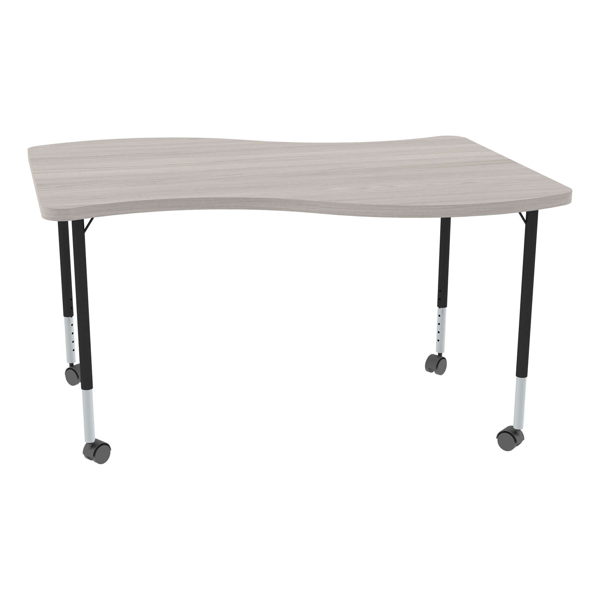 Structure Series Mobile Wave Collaborative Table | School Outfitters