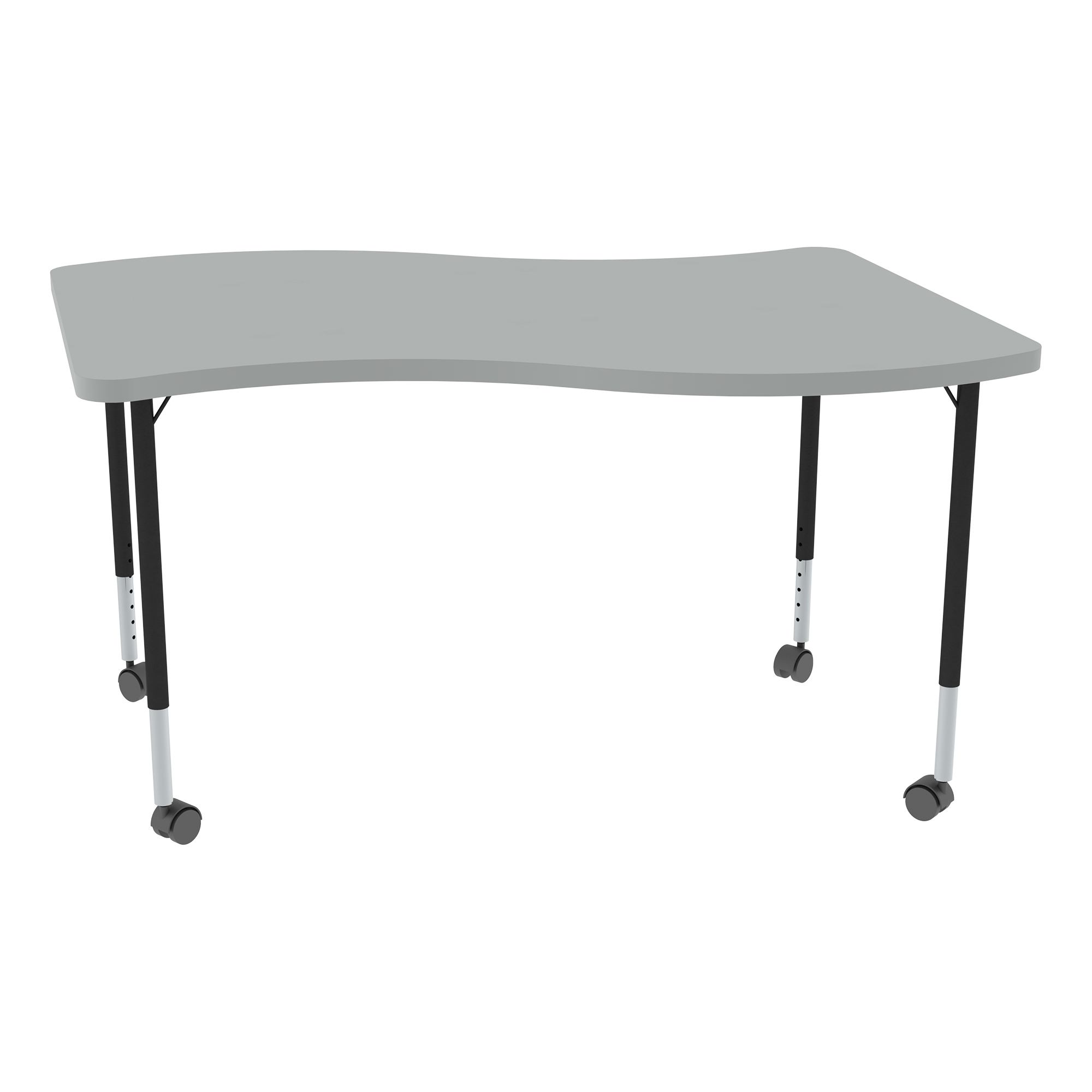 Structure Series Mobile Wave Collaborative Table | School Outfitters