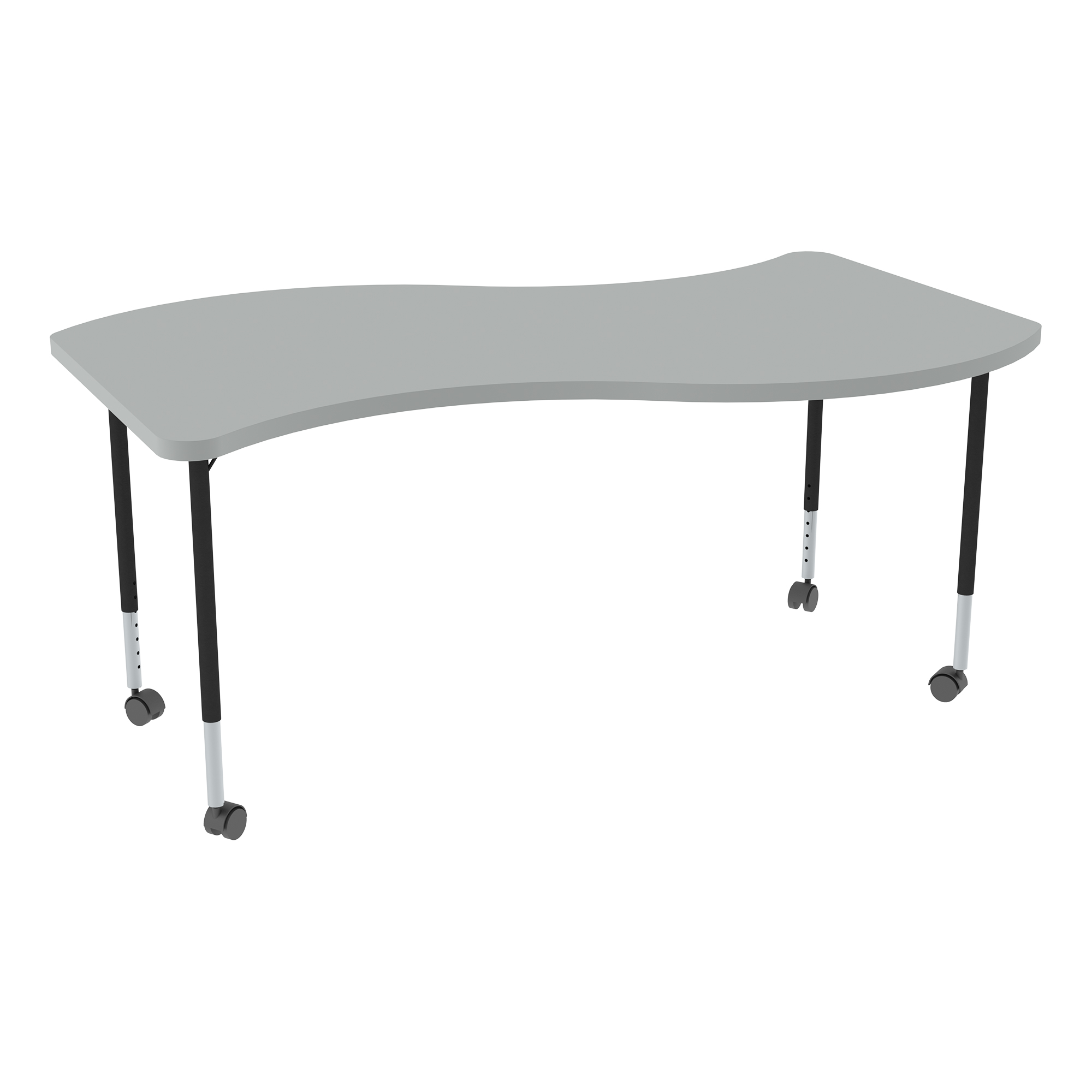 Structure Series Mobile Wave Collaborative Table | School Outfitters