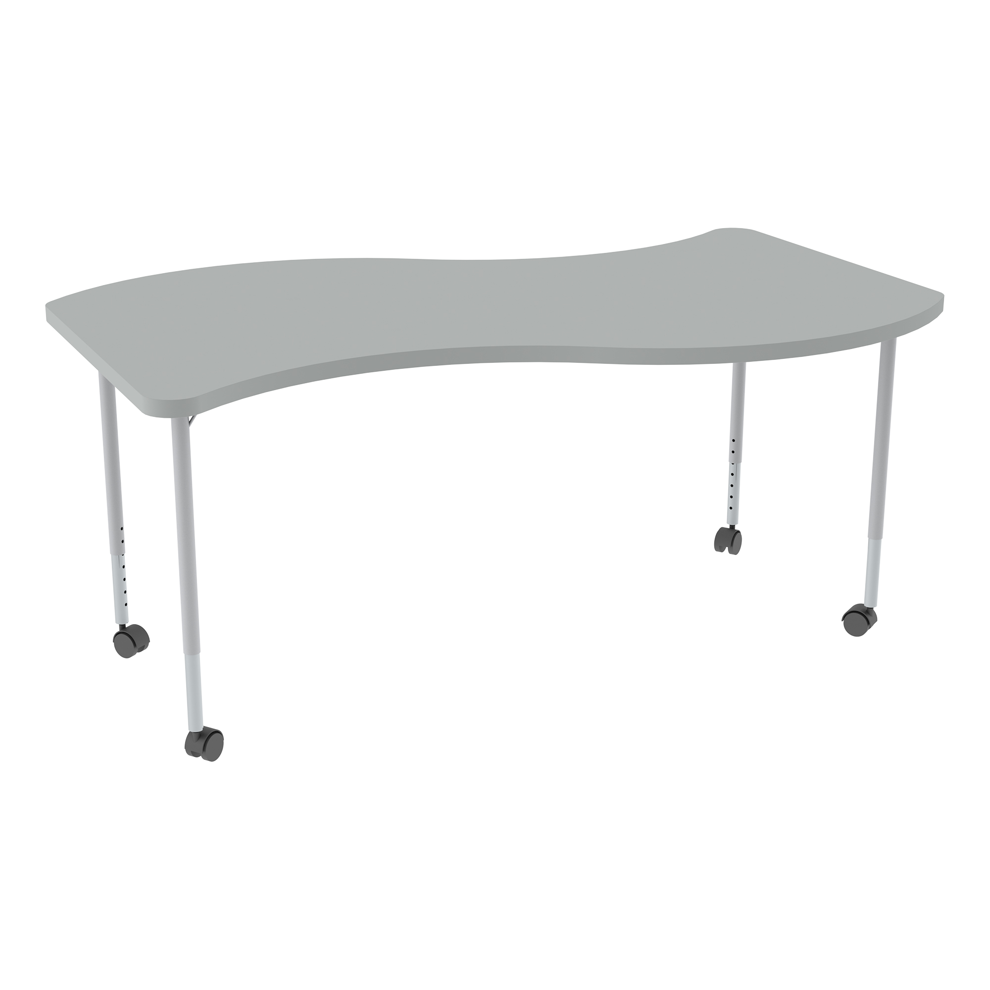 Structure Series Mobile Wave Collaborative Table | School Outfitters