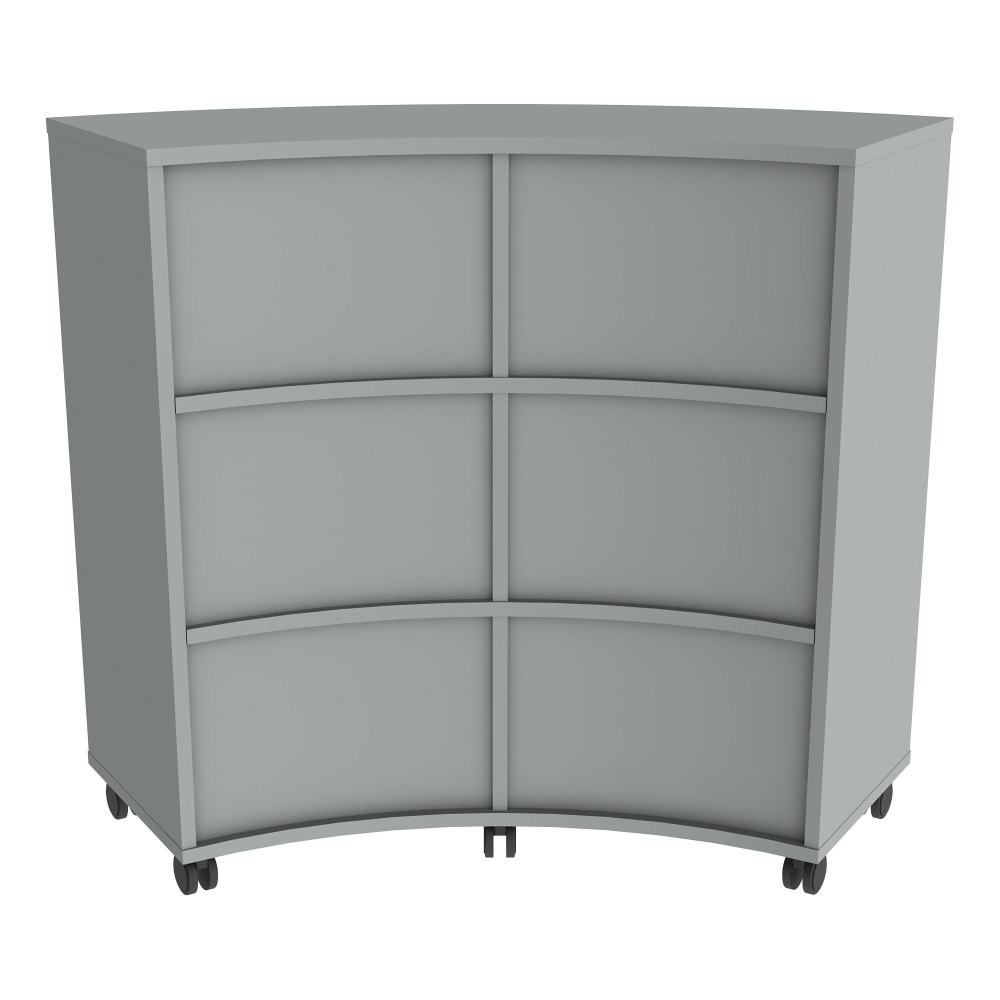 Shapes Series Curved Mobile Shelving | School Outfitters