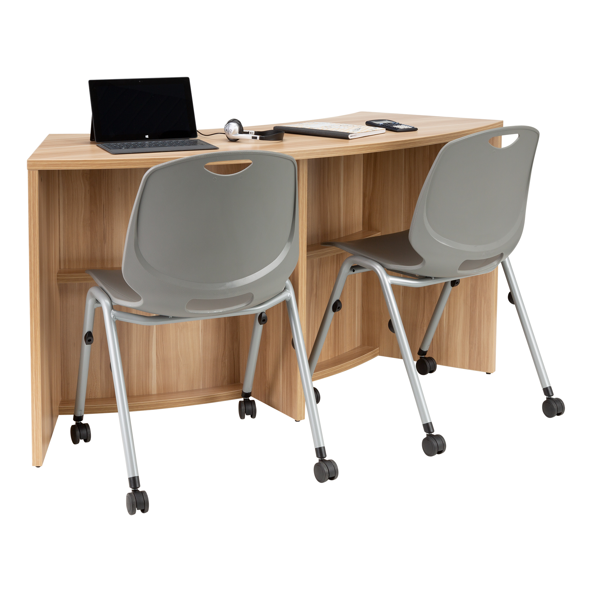 Shapes Series Curved Media Table | School Outfitters