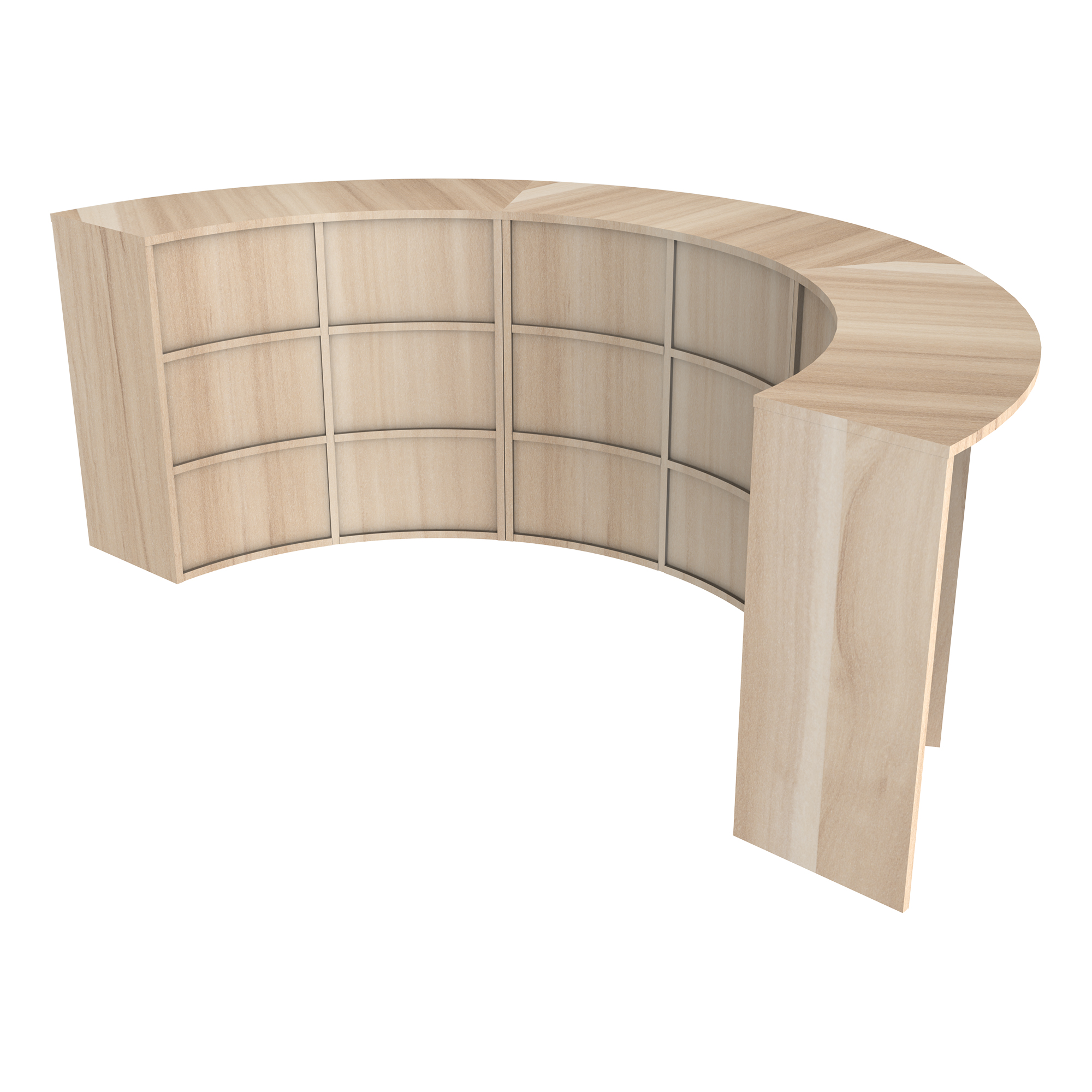 Shapes Series Curved Media Table | School Outfitters