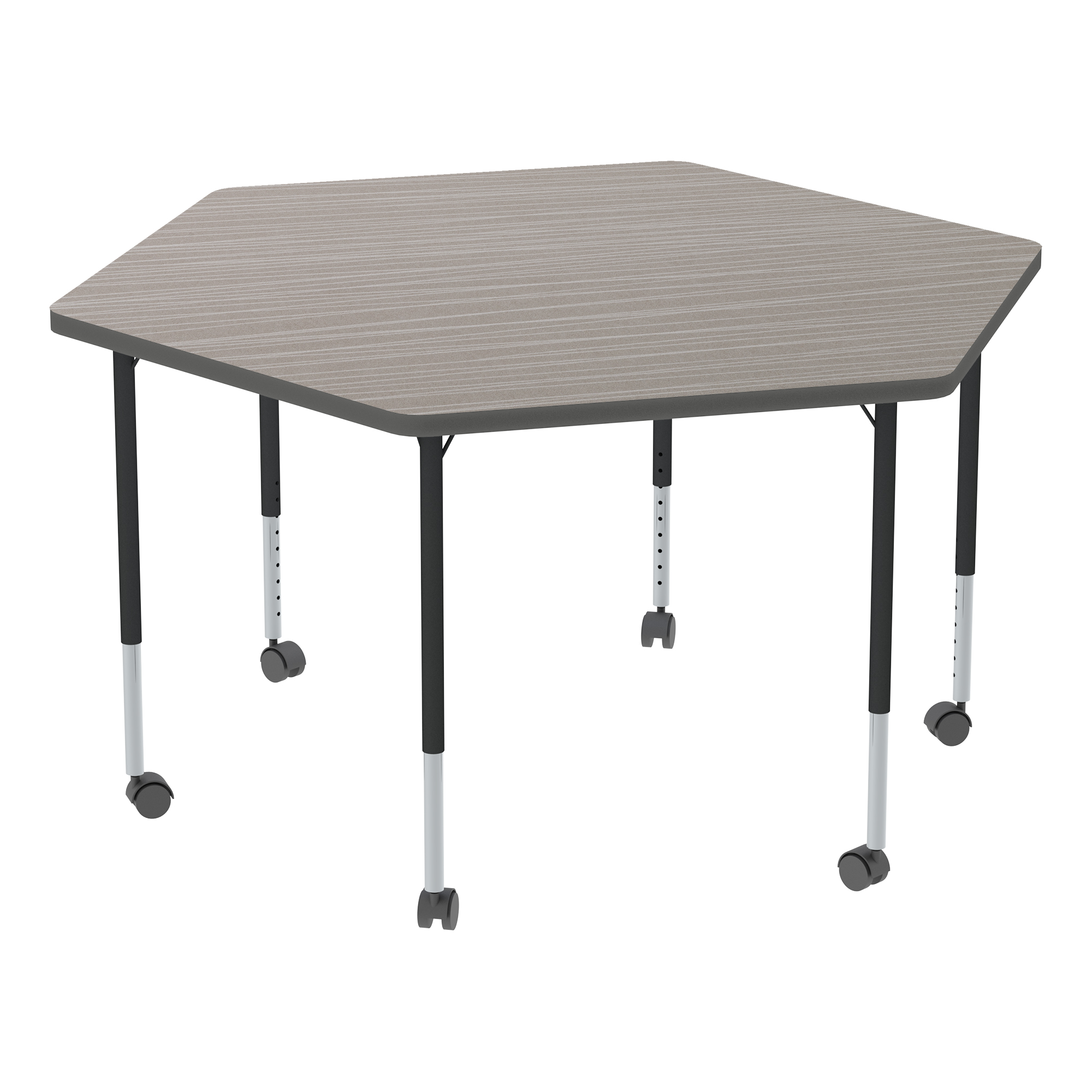 Structure Series Mobile Hex Collaborative Table | School Outfitters