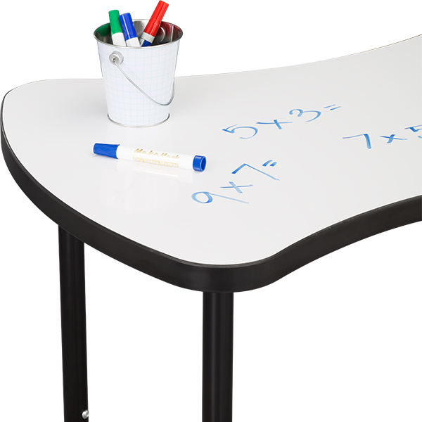 Structure Series Bow Tie Mobile Collaborative Whiteboard Table | School ...