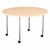 Structure Series Round Mobile Collaborative Table | School Outfitters