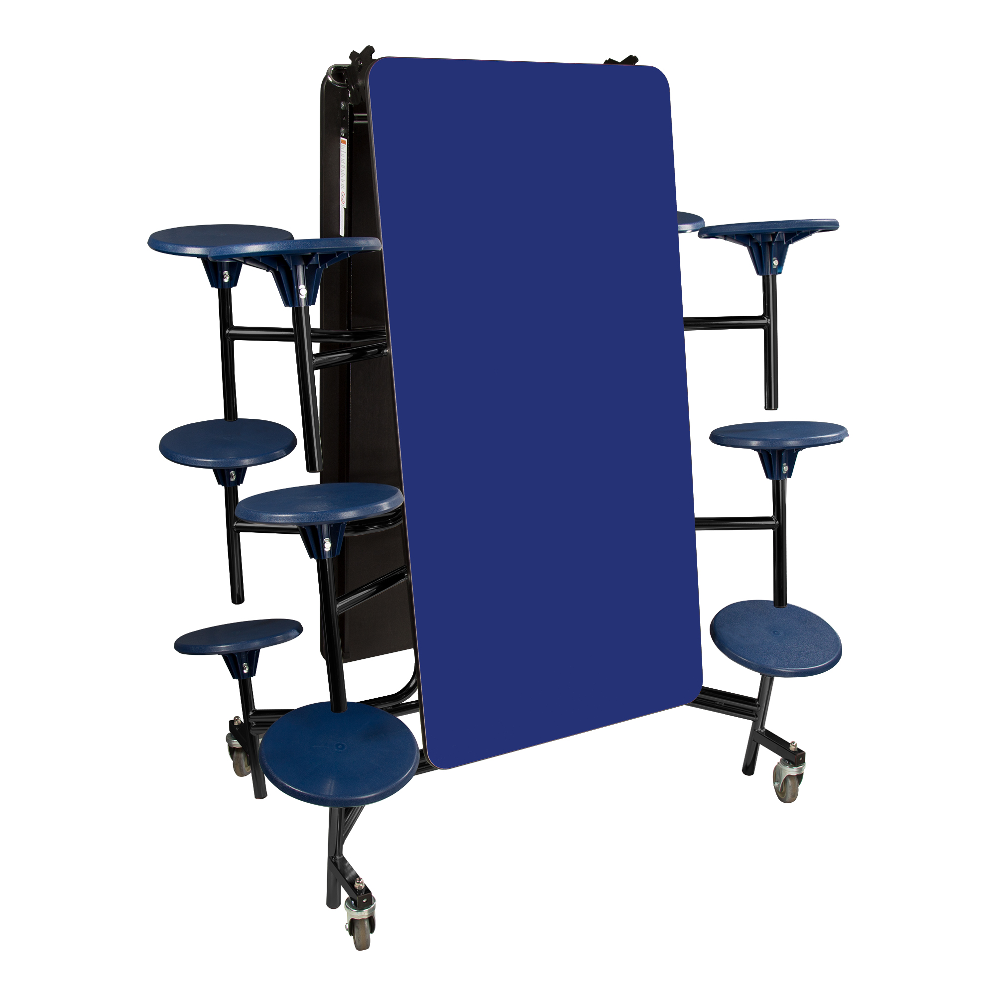 Mobile Stool Cafeteria Table - 12 Stools (30" W x 12' L) | School ...