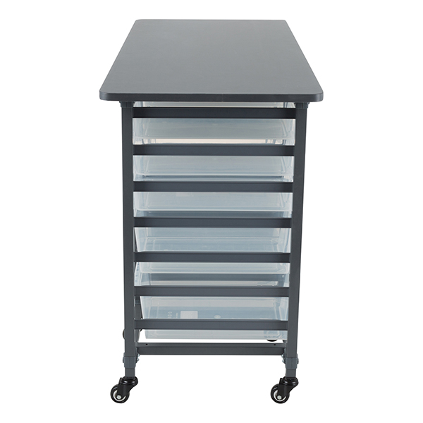 Structure Series Triple-Wide Mobile Classroom Storage Cart | School ...