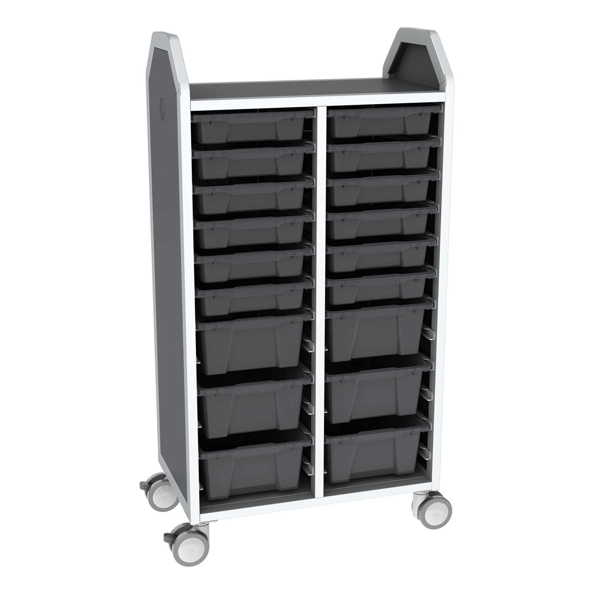 Profile Series Double-Wide Mobile Classroom Storage Tower | School ...