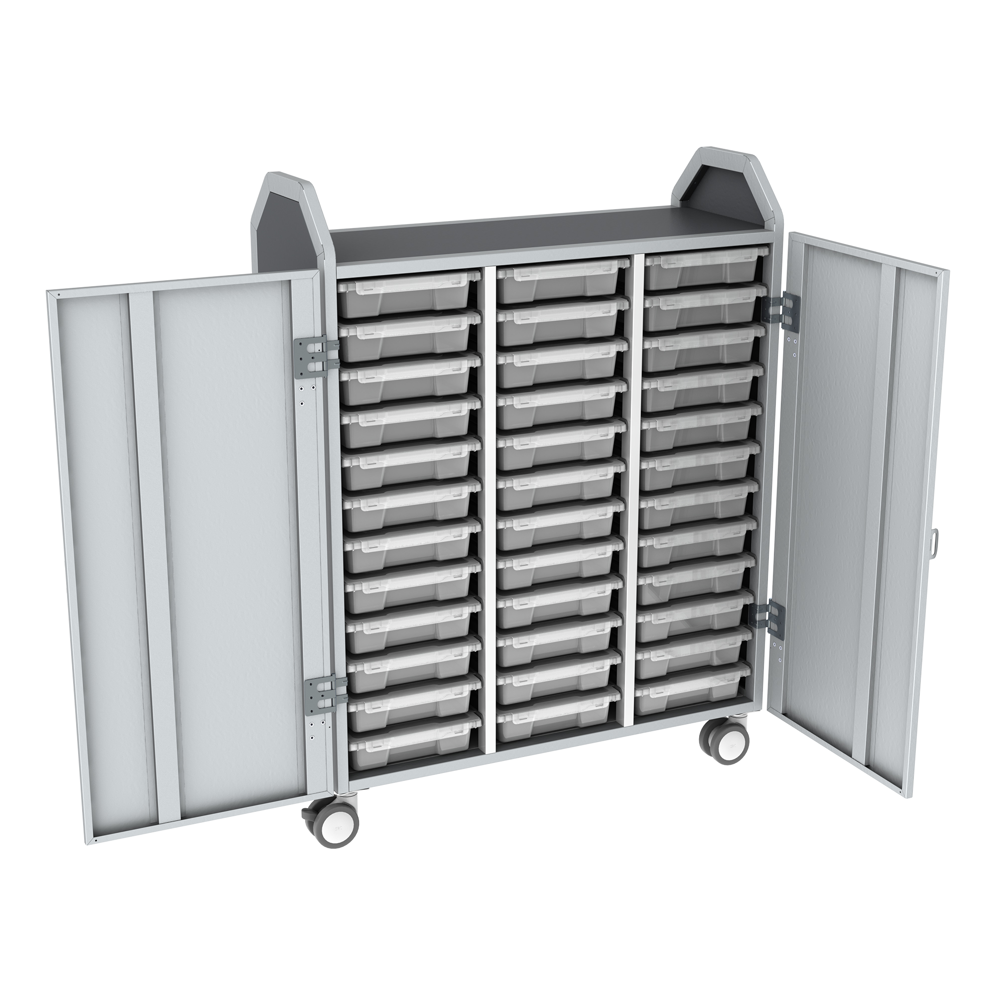 Profile Series Triple-Wide Mobile Classroom Storage Tower | School ...