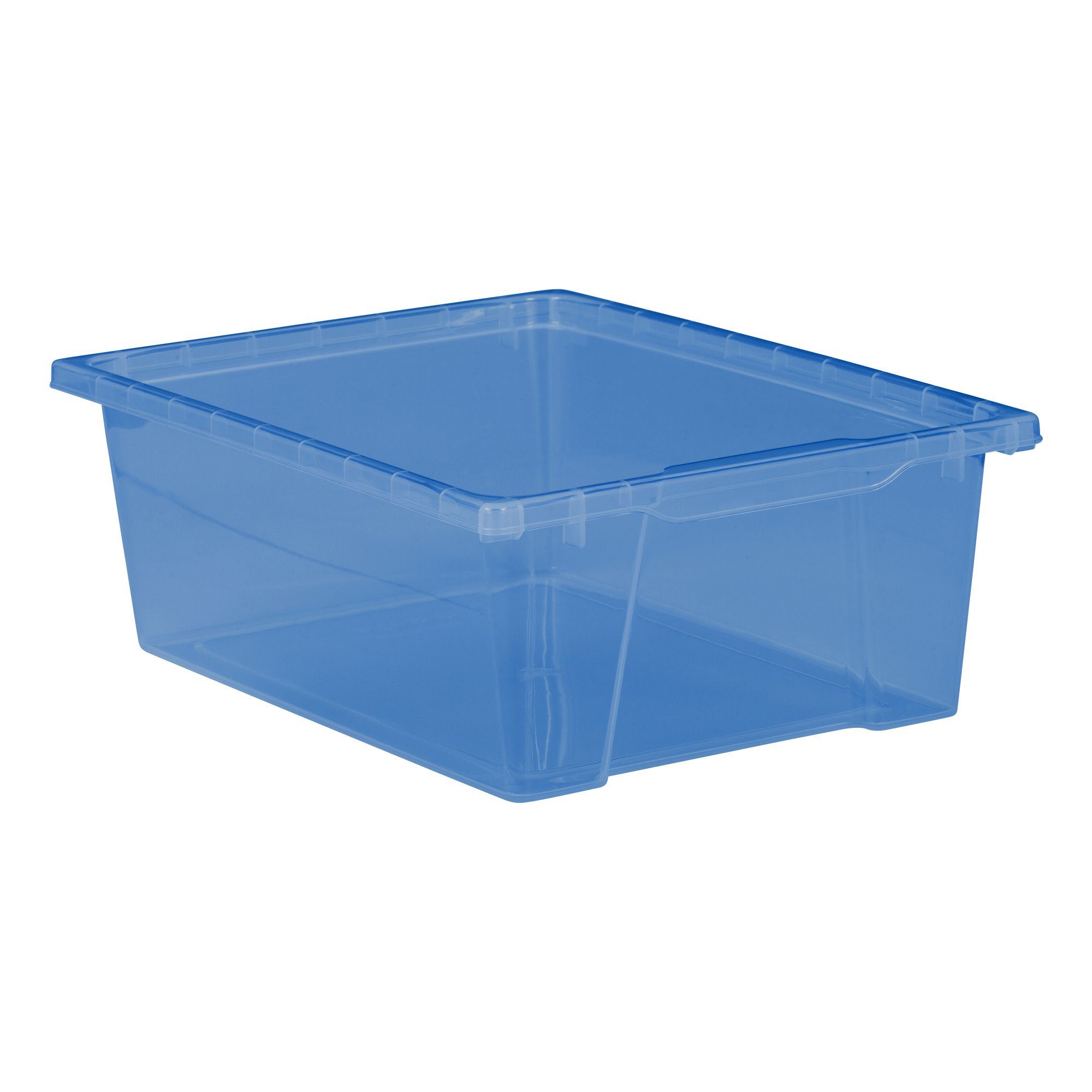 6" Translucent Plastic Bin | School Outfitters