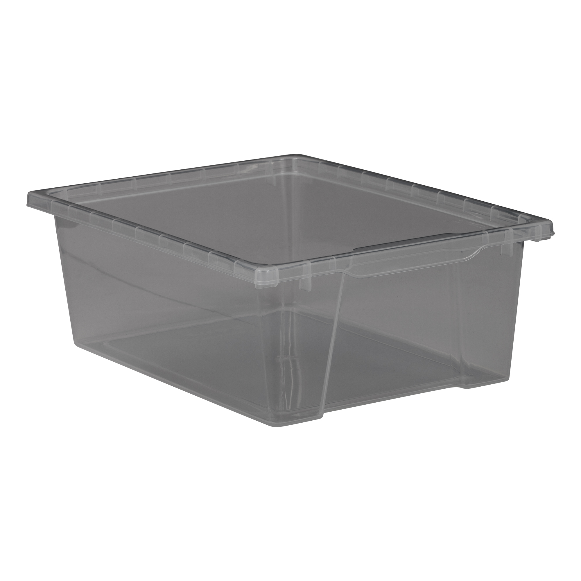 6" Translucent Plastic Bin | School Outfitters