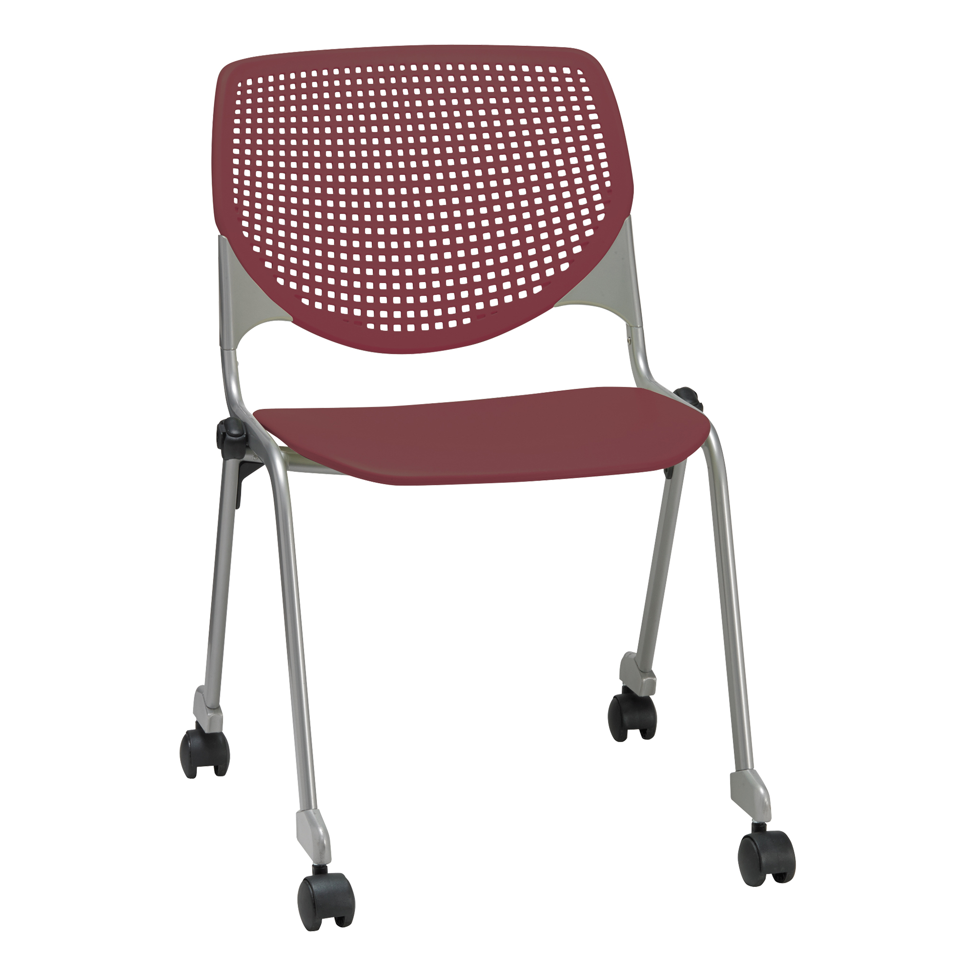 Energy Series Perforated Back Mobile Stack Chair w/o Arms | School ...
