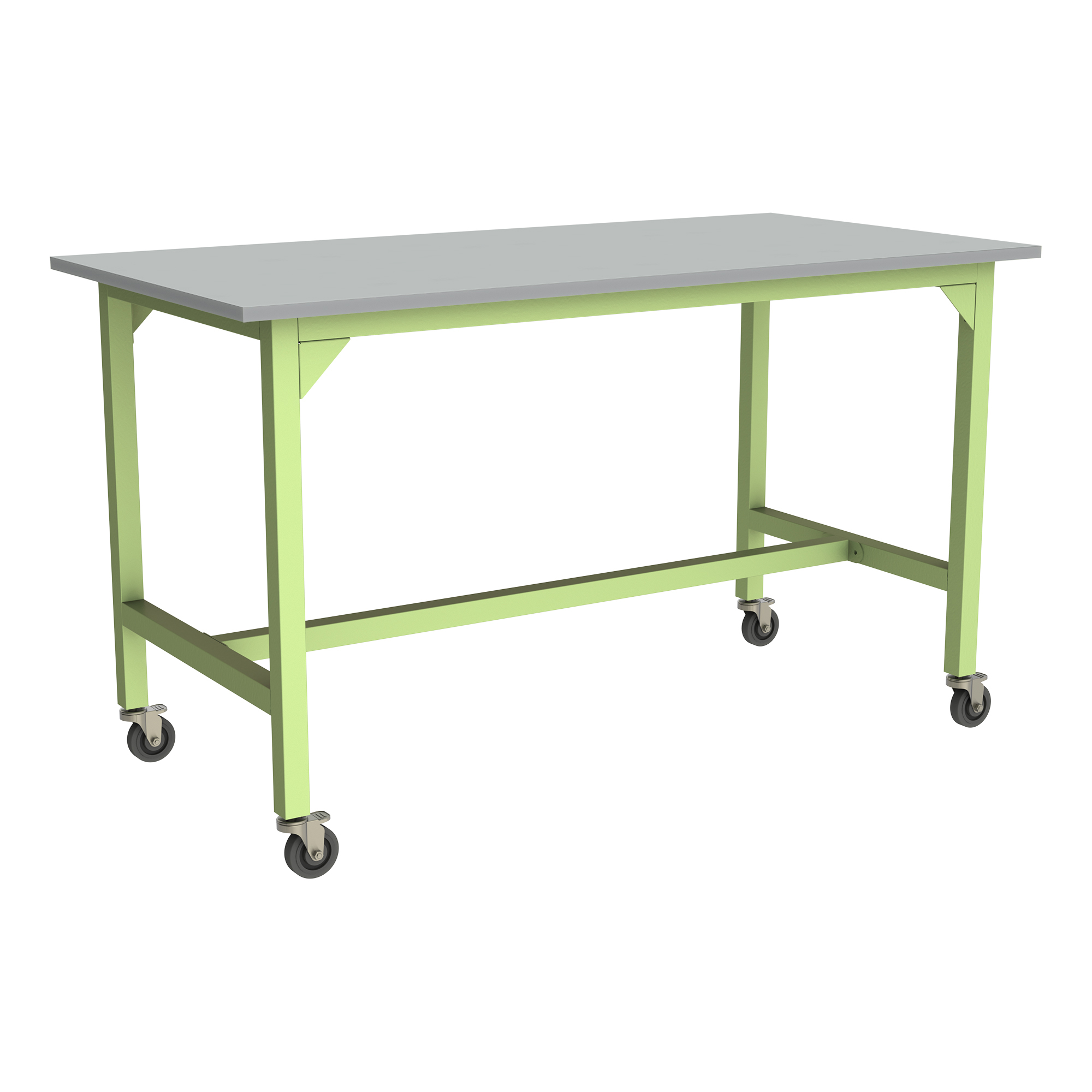 Ideate Series Industrial Table w/ Laminate Top | School Outfitters