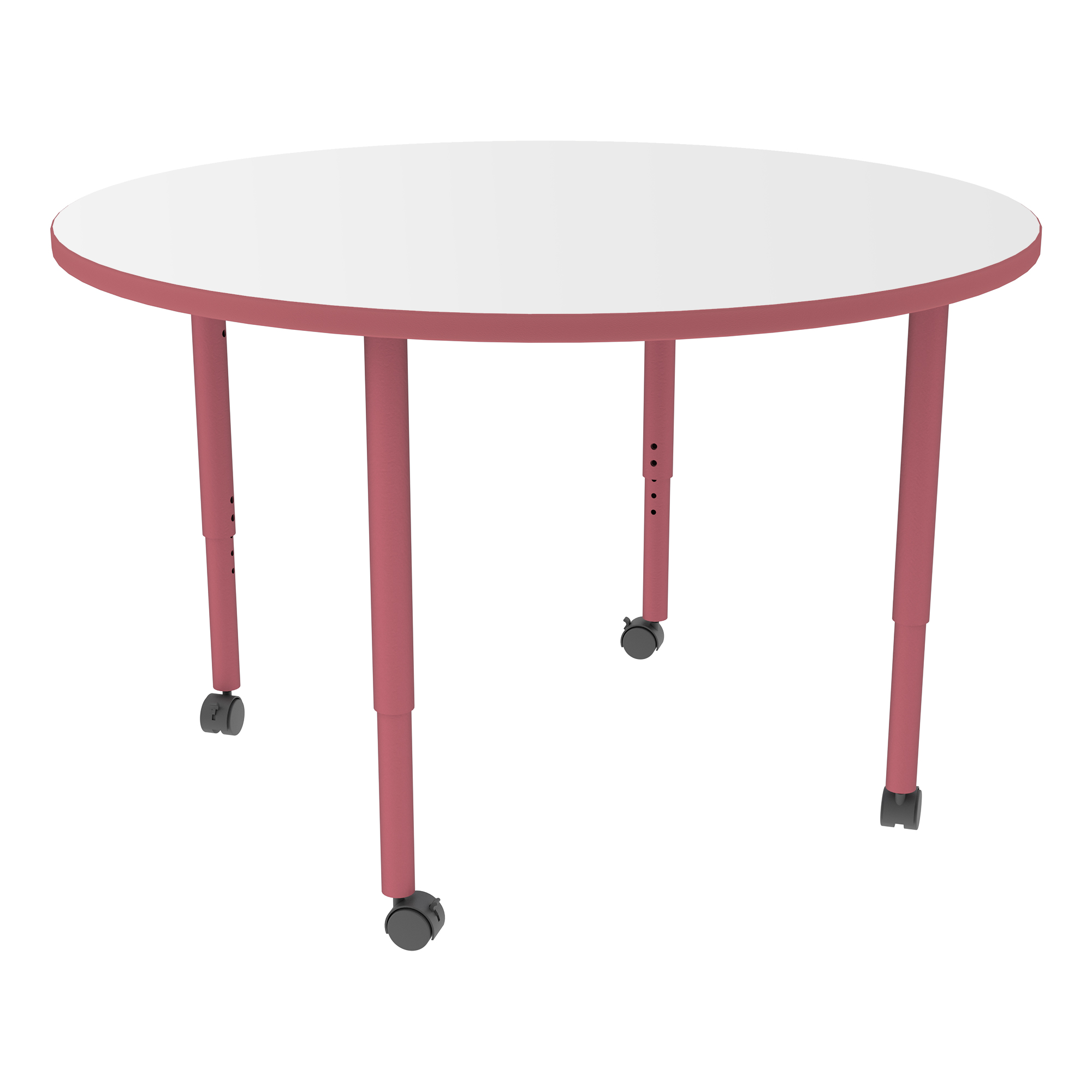 Accent Series Round Collaborative Whiteboard Table | School Outfitters