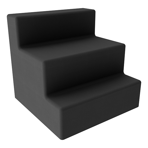 Shapes Series II Vinyl Block Soft Seating - Three-Tier Step | School ...