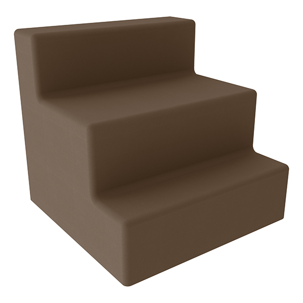 Shapes Series II Vinyl Block Soft Seating - Three-Tier Step | School ...