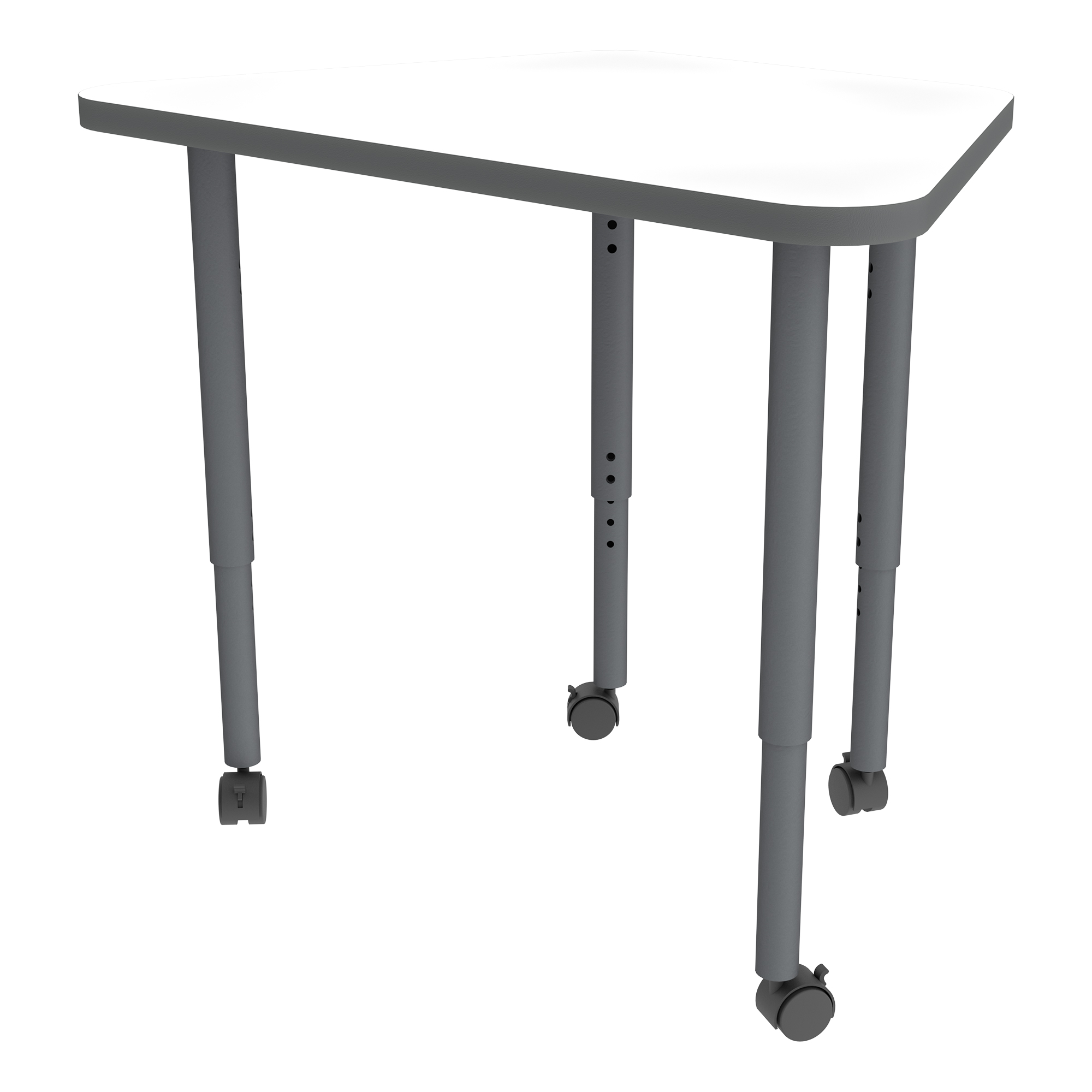 Accent Series Trapezoid Collaborative Whiteboard Table | School Outfitters