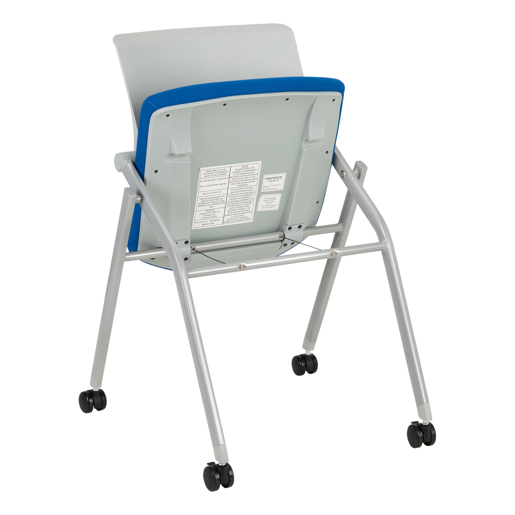 Newton Upholstered Mobile Nesting Chair w/o Arms | School Outfitters